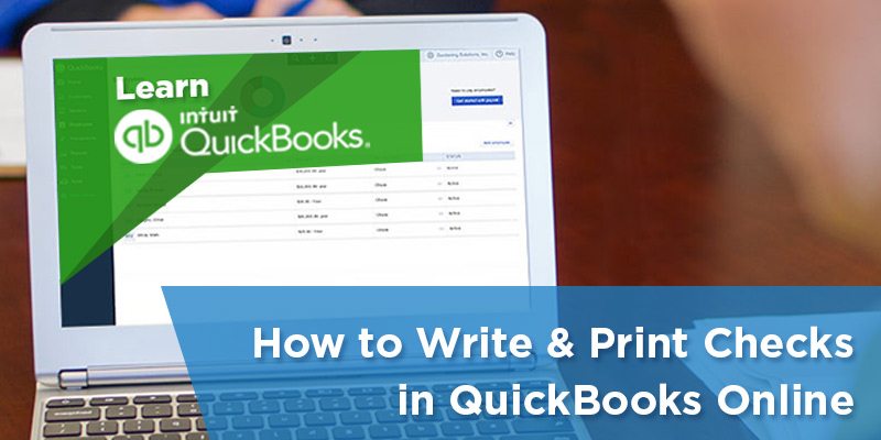 How To Write Print Checks In QuickBooks Online