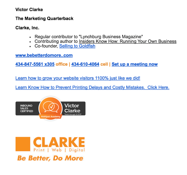 Corporate Email Signature Examples Sidedelta