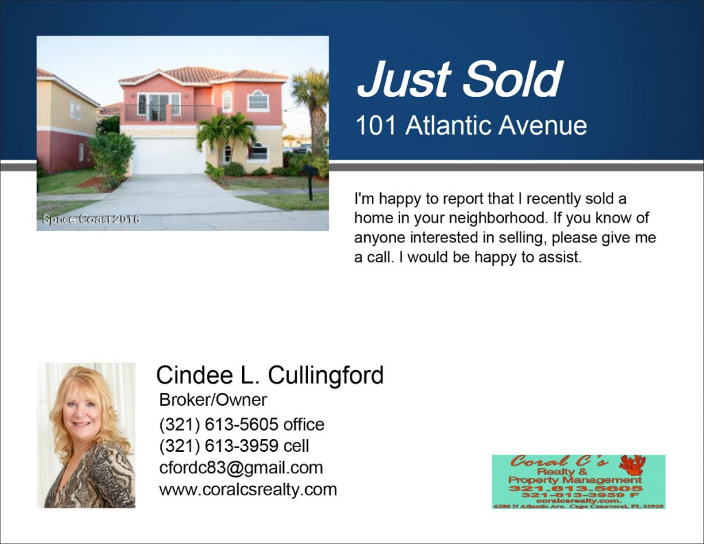Top 25 Just Sold Postcard Examples Templates From The Pros