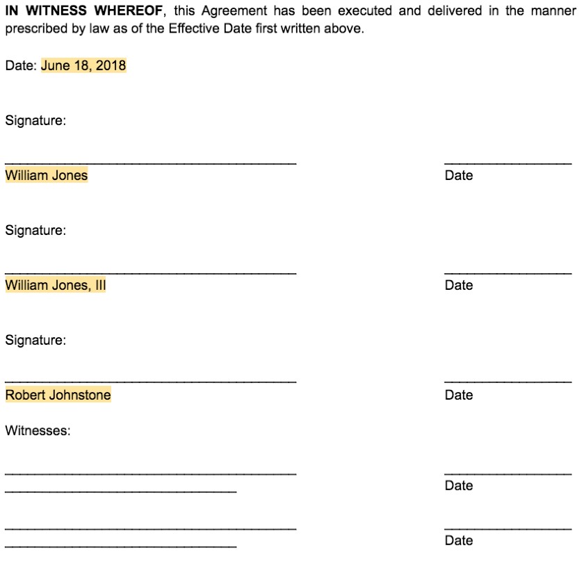 How To Create A Business Partnership Agreement Free Template 