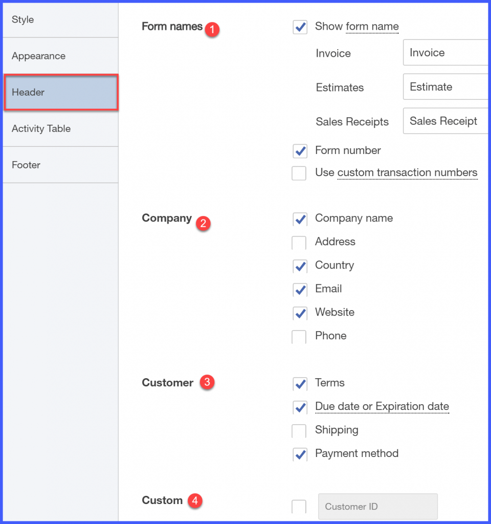 How To Customize Invoices In QuickBooks Online