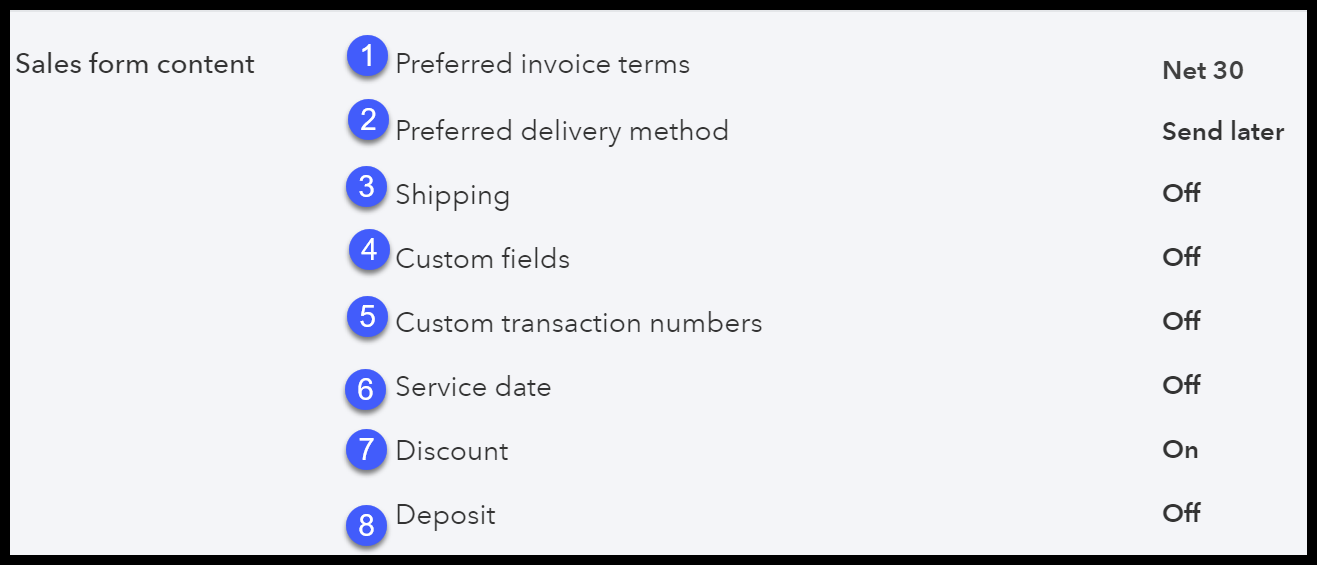 How To Set Up Invoices Sales Receipts Estimates In QuickBooks Online