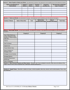 SBA Form 413: What You Need to Fill Out the SBA Personal Financial ...