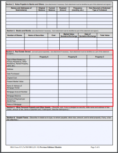 SBA Form 413: What You Need to Fill Out the SBA Personal Financial ...