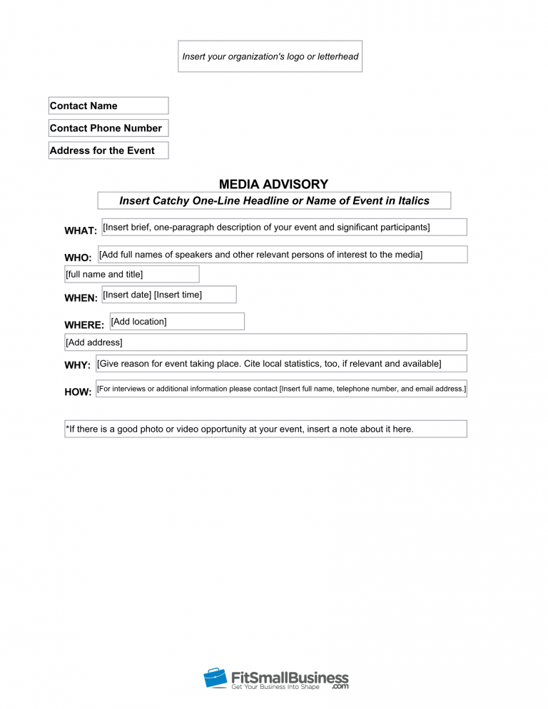 How to Write a Media Advisory in 6 Steps [+ Free Template]