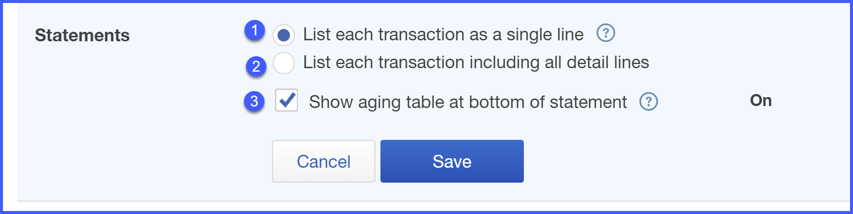 How to Set Up Statements in QuickBooks Online
