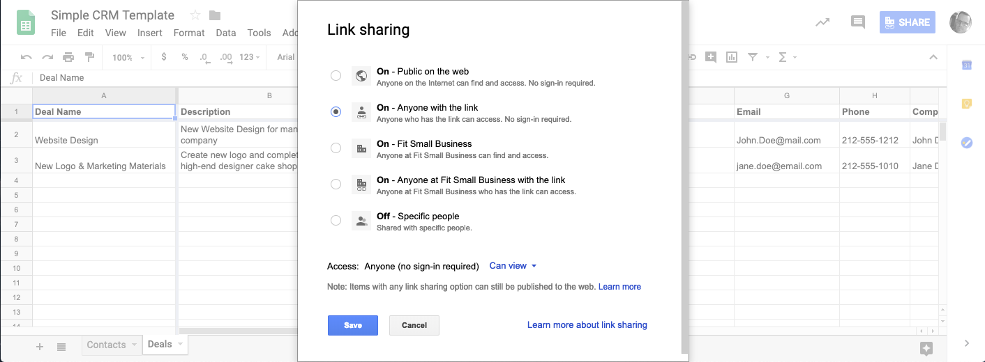 How to Create a Google Sheets CRM in 7 Steps [+ Free Template]