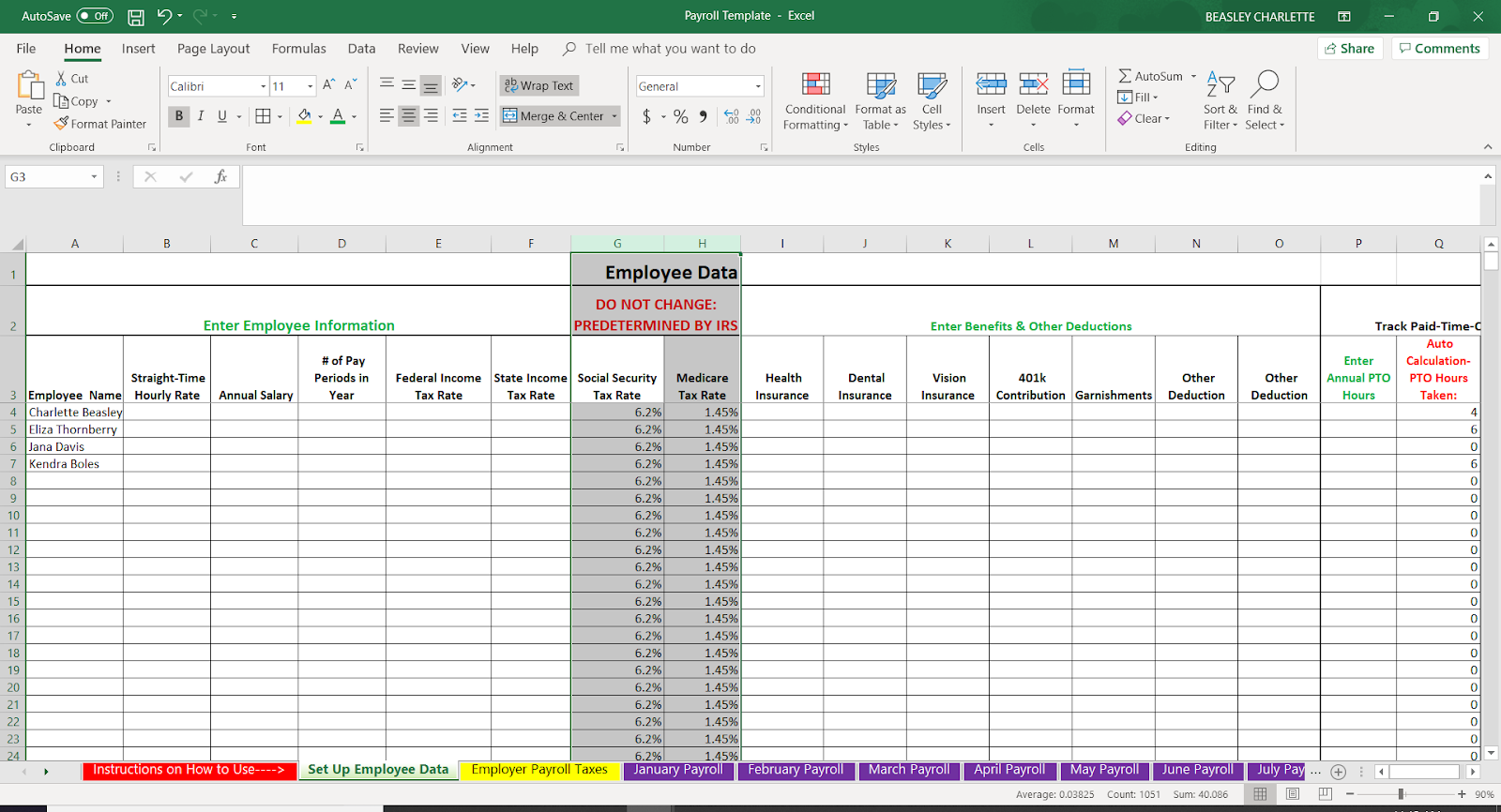 How To Do Payroll In Excel In 7 Steps Free Template 