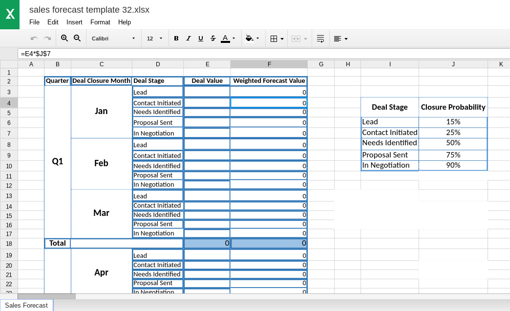 Excel Sales Forecast Free Sales Plan Templates Smartsheet 