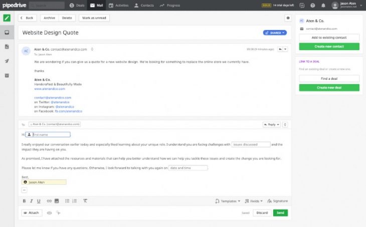 6 Best CRM Systems for Outlook Integration in 2021