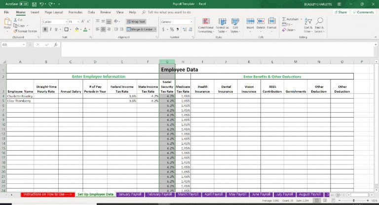 How to Do Payroll in Excel in 7 Steps + Free Template