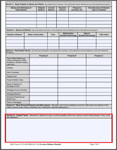 SBA Form 413: What You Need to Fill Out the SBA Personal Financial ...
