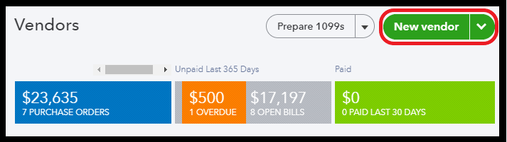 How to Set Up Vendors in QuickBooks Online