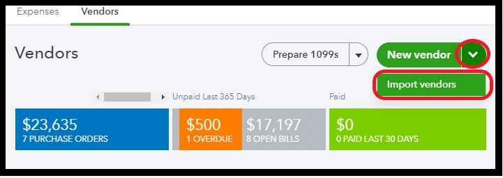 How to Set Up Vendors in QuickBooks Online