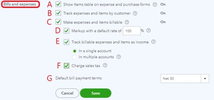 How to Customize Expense Settings in QuickBooks Online