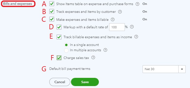 How to Customize Expense Settings in QuickBooks Online