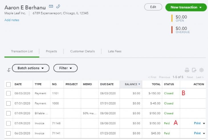 How to Receive Payments in QuickBooks Online