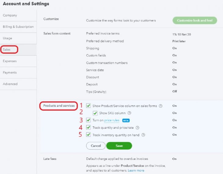 How to Set Up Products and Services in QuickBooks Online