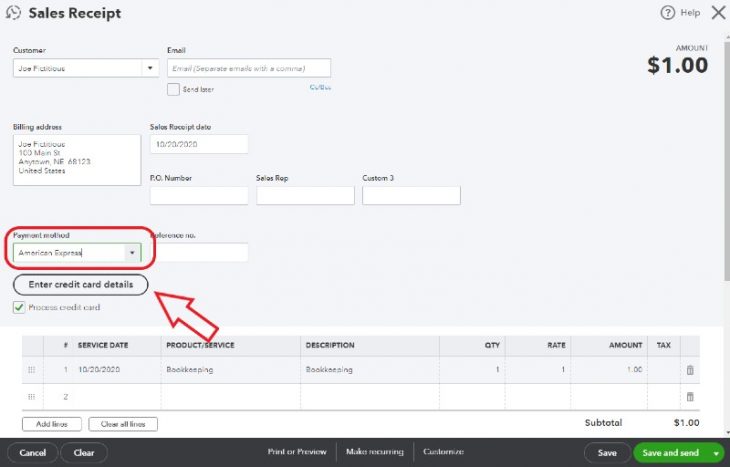 How to Process Credit Card Payments in QuickBooks Online