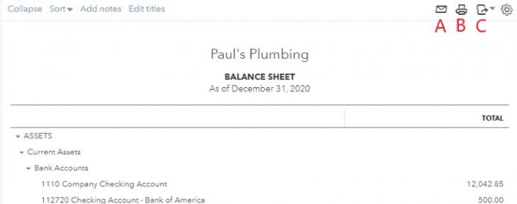 How To Create A Balance Sheet In QuickBooks Online How To Create A Balance Sheet In QuickBooks Online