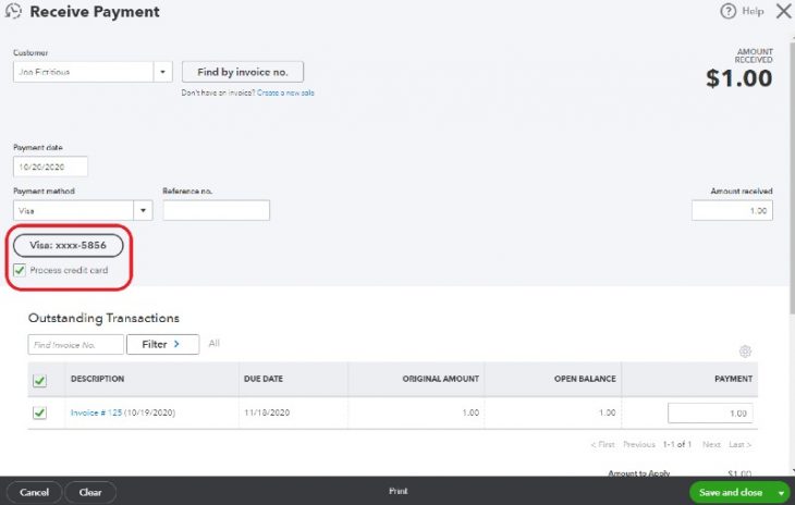 How to Process Credit Card Payments in QuickBooks Online