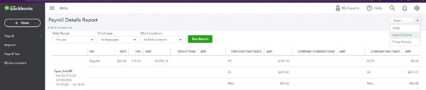How to Run QuickBooks Payroll Reports