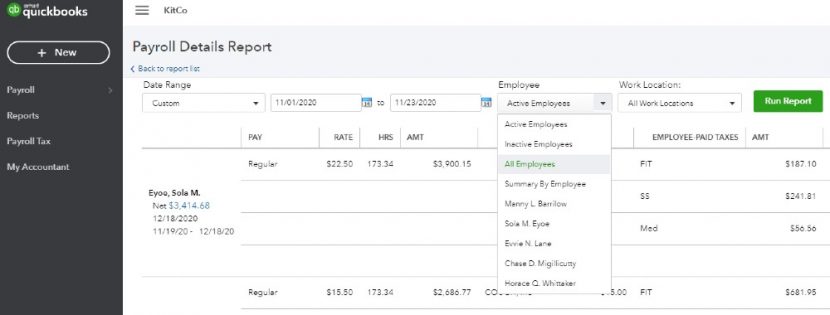 How to Run QuickBooks Payroll Reports