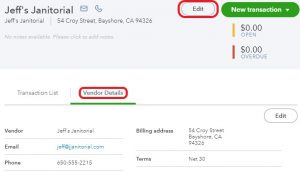 How to Set Up Vendors in QuickBooks Online