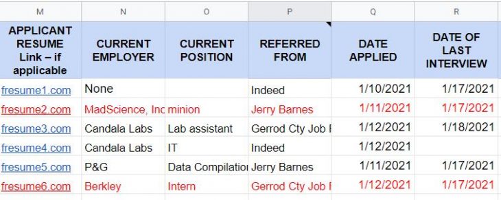 Free Applicant Tracking Spreadsheet: Use Excel for Recruitment