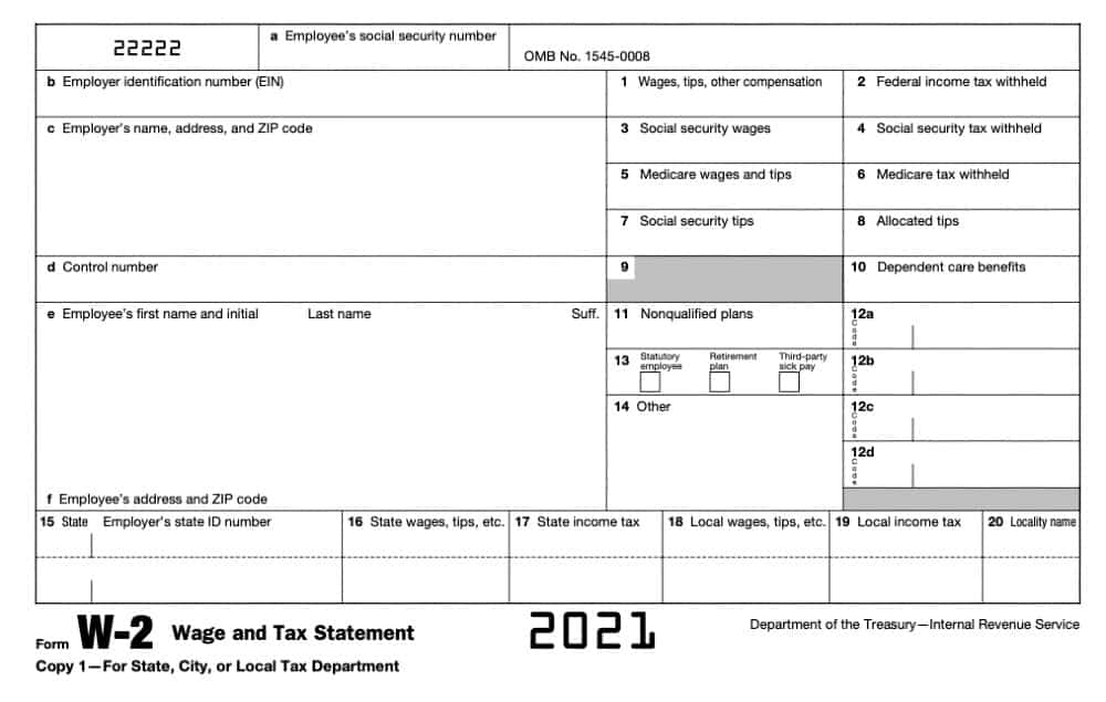 How To Fill Out A W 2 Form