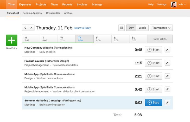 8 Best Time Tracking Software