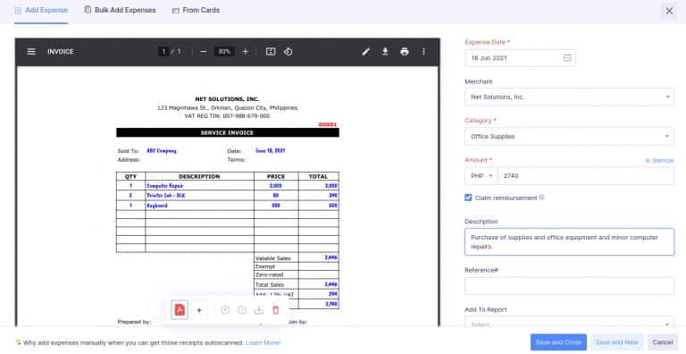 Zoho Expense Review: Pricing, Features & Alternatives