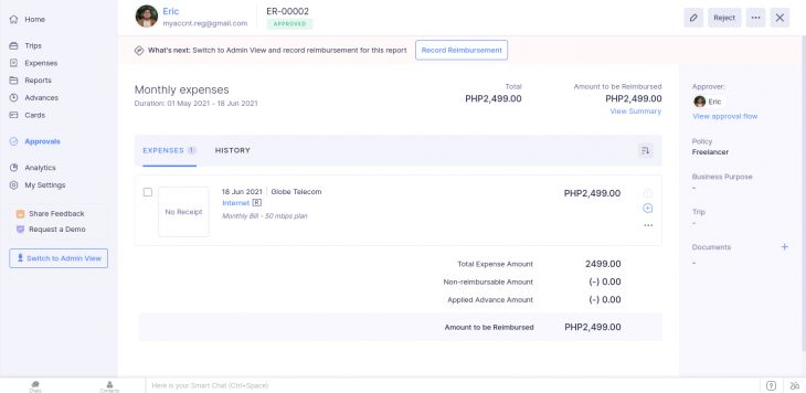 Zoho Expense Review: Pricing, Features & Alternatives
