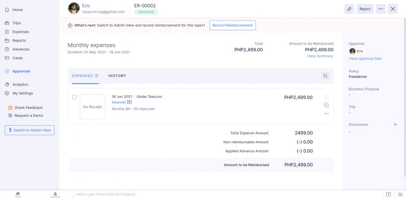 Zoho Expense Review: Pricing, Features & Alternatives