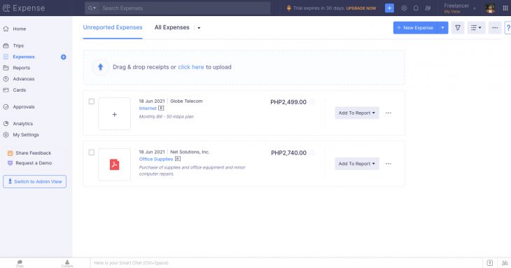 Zoho Expense Review: Pricing, Features & Alternatives