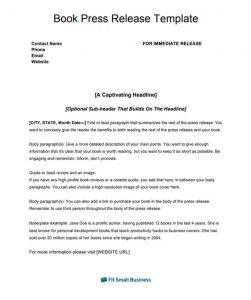 How to Write a Book Press Release in 7 Steps (+ Template)