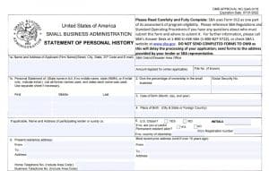 SBA Form 912: How to Fill Out Statement of Personal History