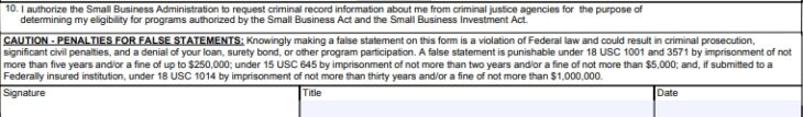 SBA Form 912: How to Fill Out Statement of Personal History