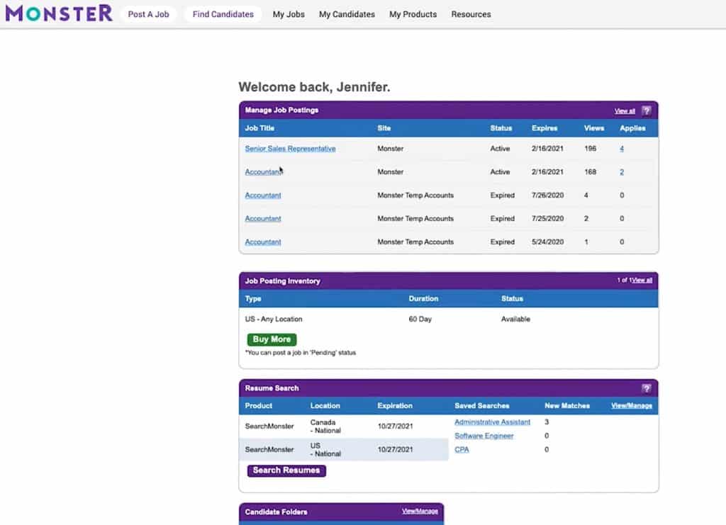 Monster.com Review: Pricing, Features, and Pros/Cons