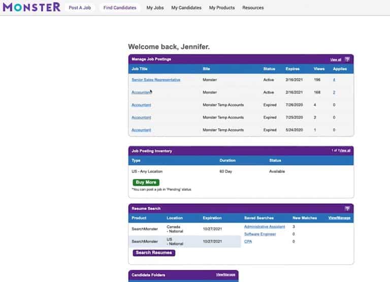Monster.com Review: Pricing, Features, and Pros/Cons