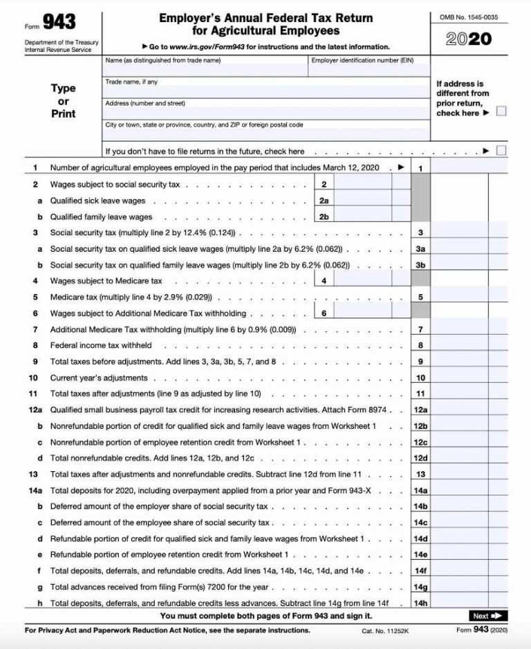 How to Fill Out Form 943—Instructions & Mailing Addresses