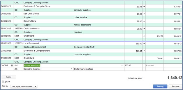 How To Enter Credit Card Charges in QuickBooks Desktop