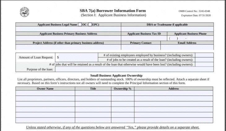 SBA Form 1919: What It Is & How To Complete It