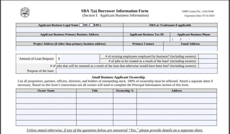 SBA Form 1919: What It Is & How To Complete It