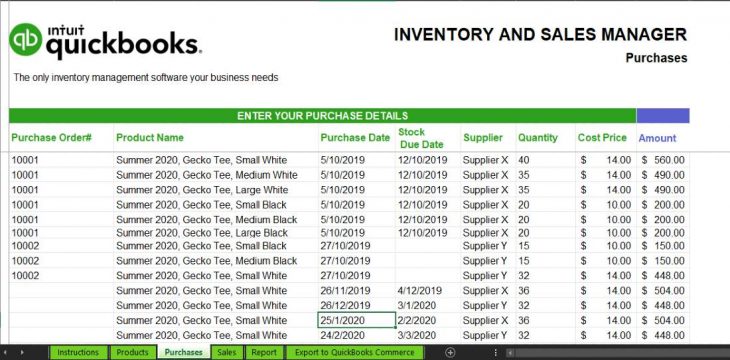 10 Free Inventory Templates + Instructions