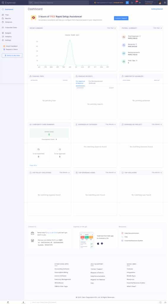 Zoho Expense Review and Pricing for 2022