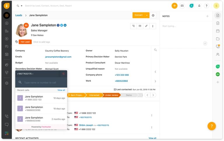 Best QuickBooks Online CRM Software