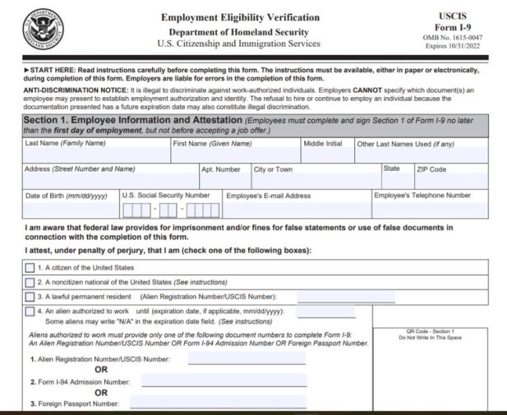 How to Fill Out an I-9 Form by Section [+ Video Instructions]