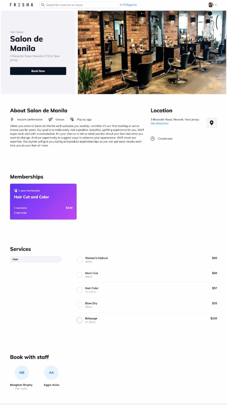 Fresha Review: Best Free POS With Online Directory