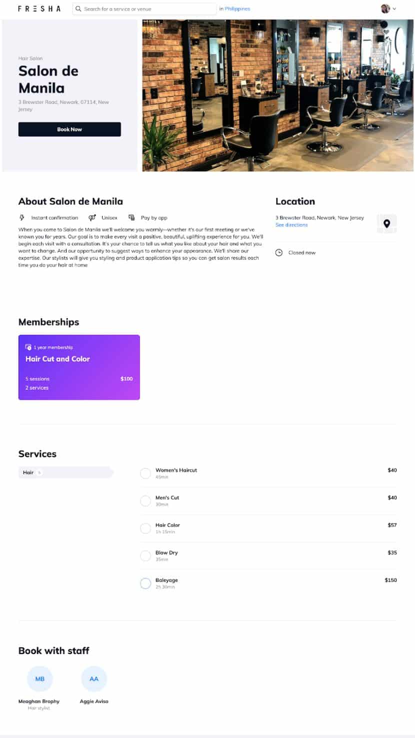 Fresha Review: Best Free POS With Online Directory